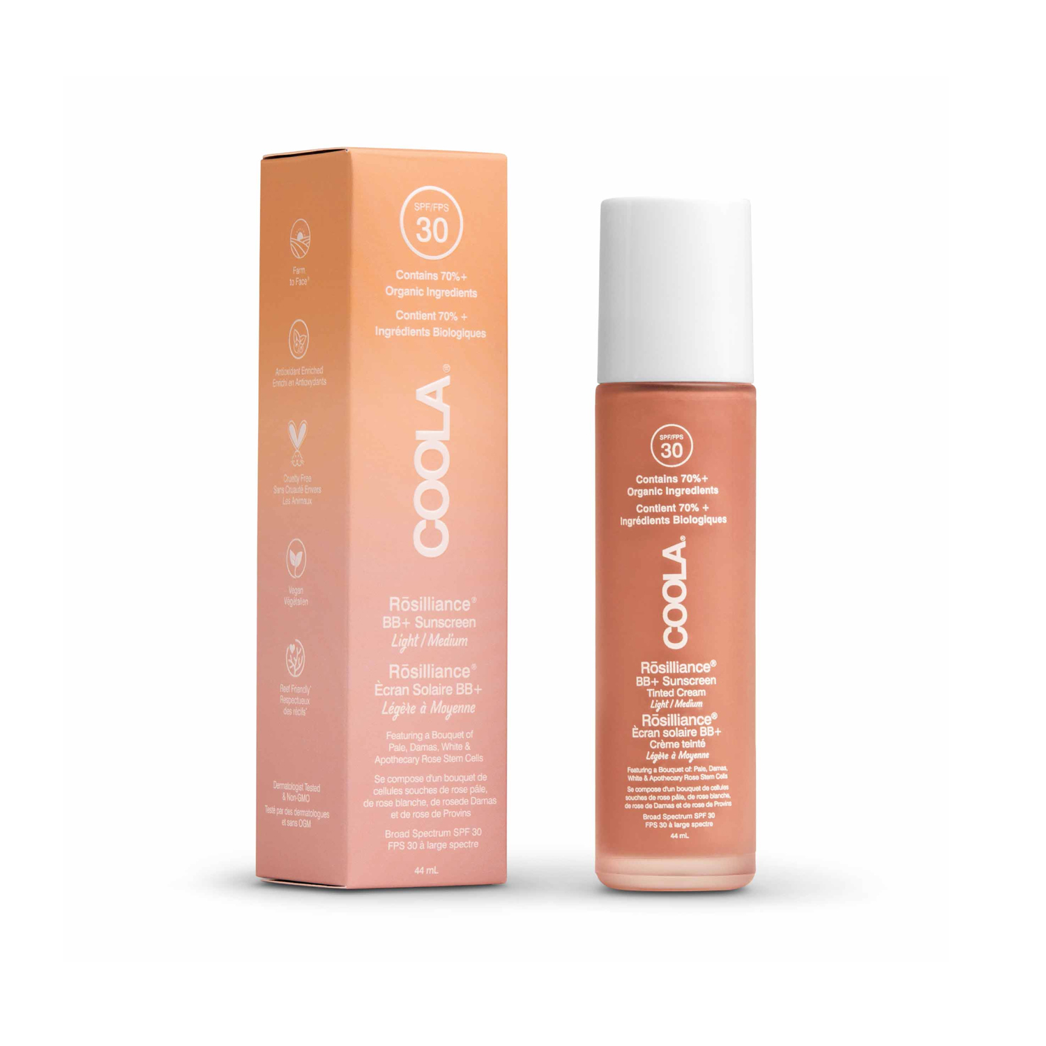 Coola Rosilliance BB Cream SPF 30 Light 44ml - Cureka