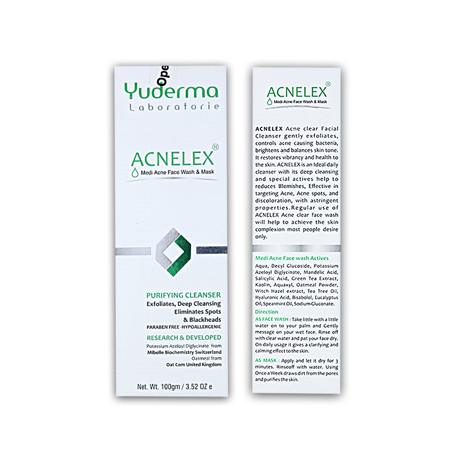 Yuderma Acnelex Medi Acne Face Wash – Mask - Cureka
