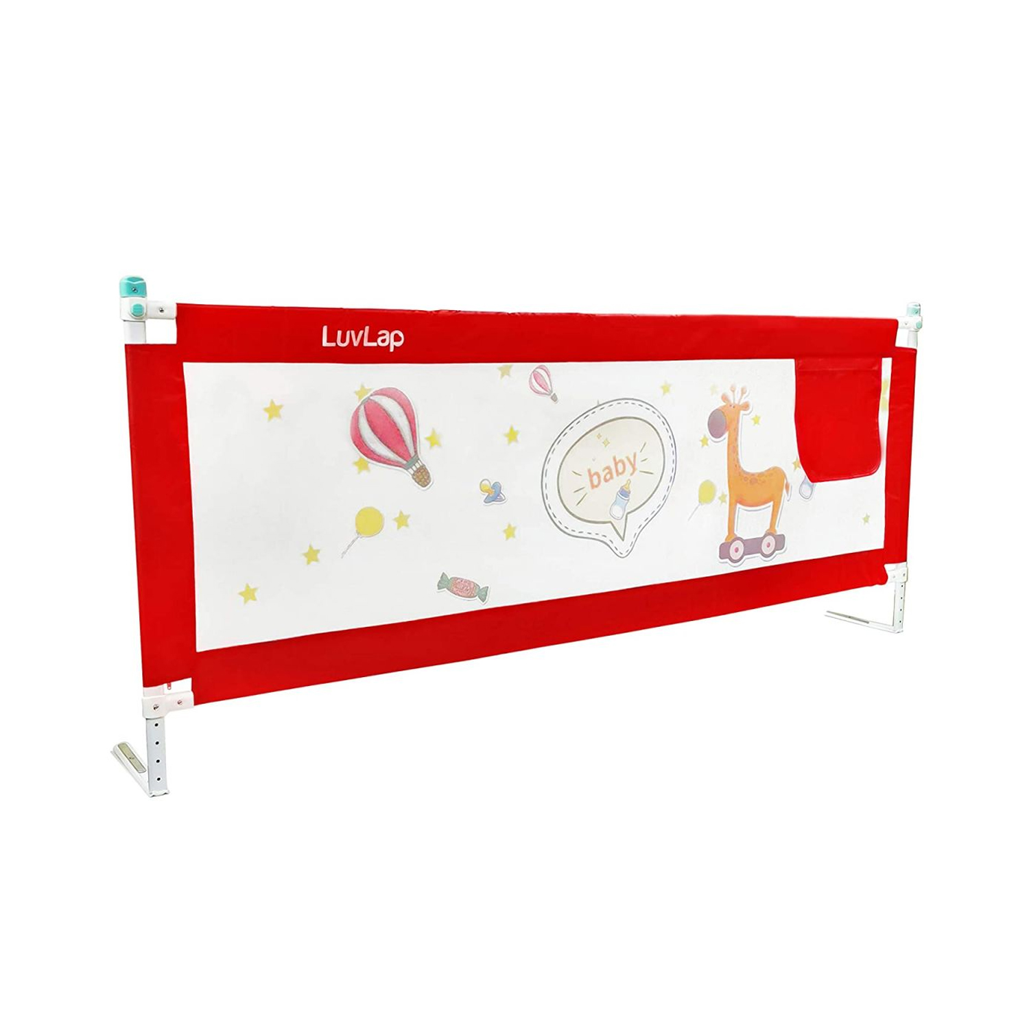 Buy LuvLap Comfy Baby Bed Rails (Red) - Cureka