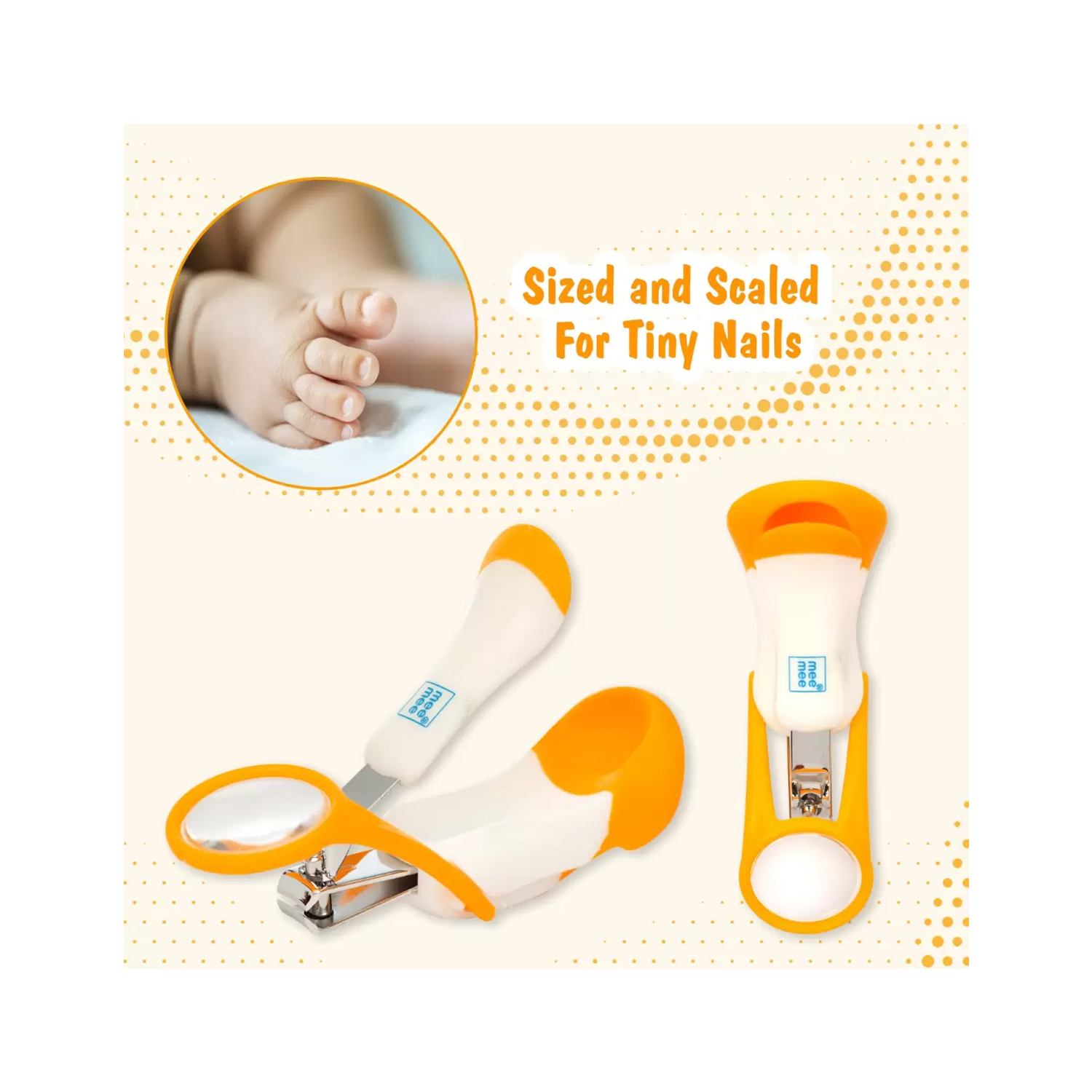 Mee Mee Nail Clipper with Magnifier - Cureka