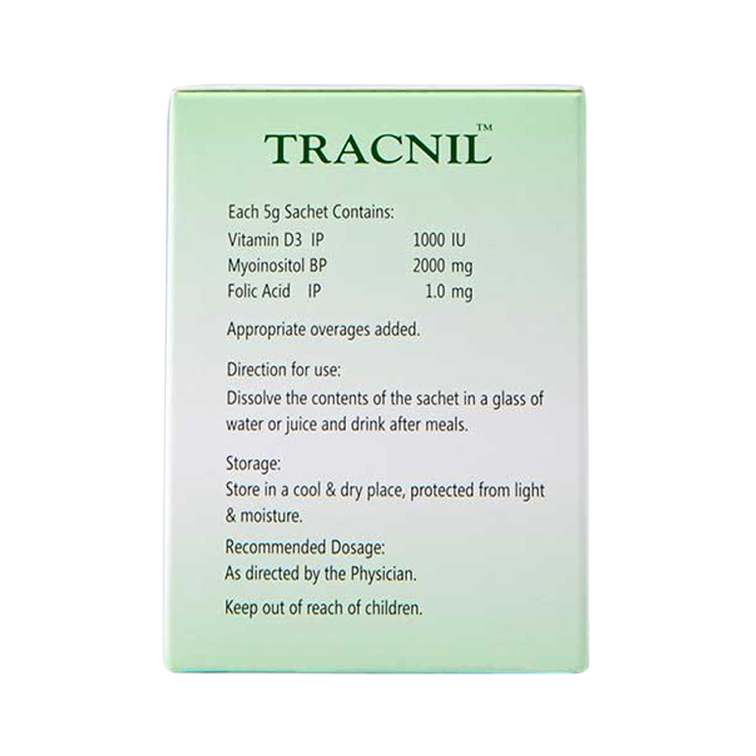 Curatio Tracnil 5g Sachets