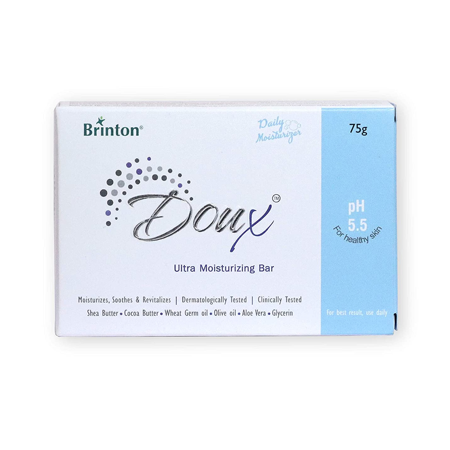 Brinton Doux Ultra Moisturizing Bar (75gm) - Cureka