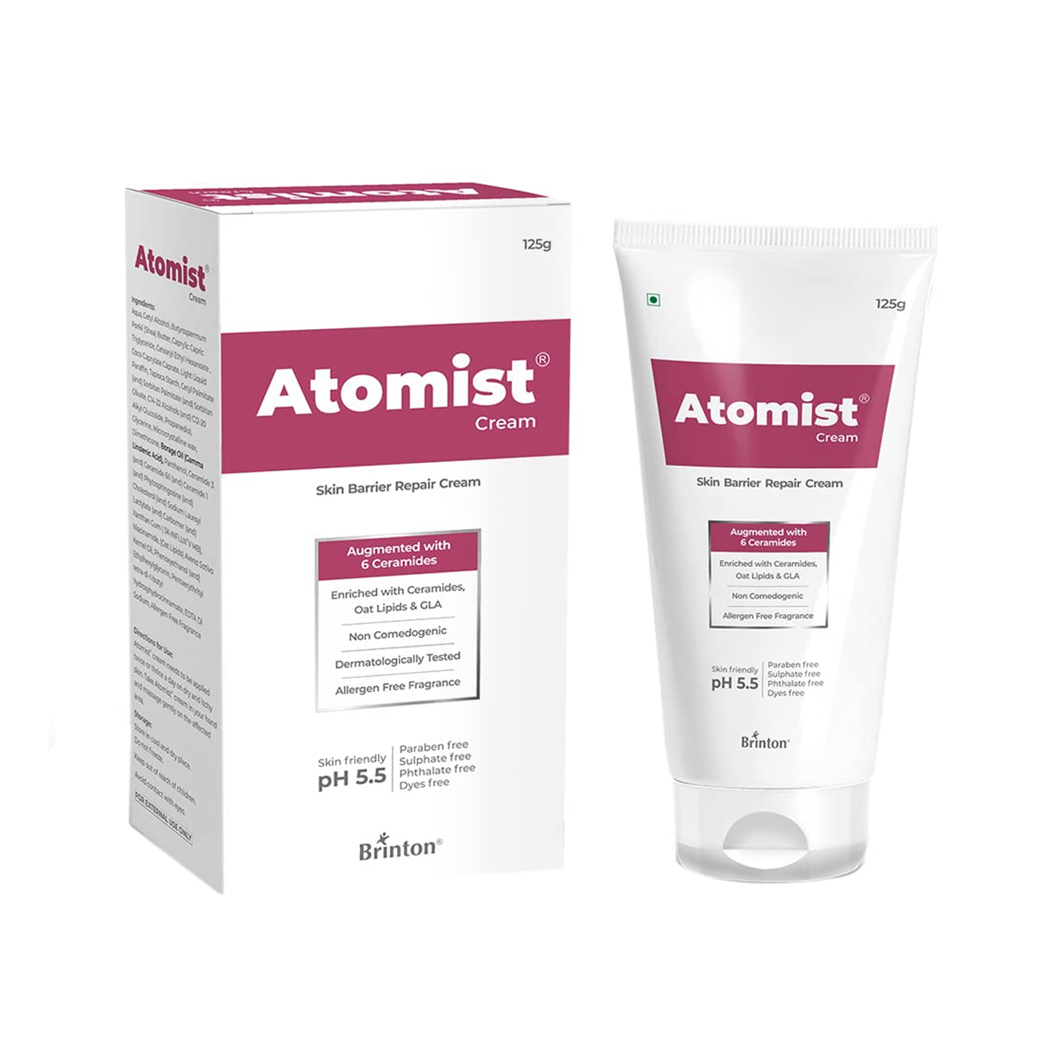 Buy Brinton Atomist Cream 125gm - Cureka