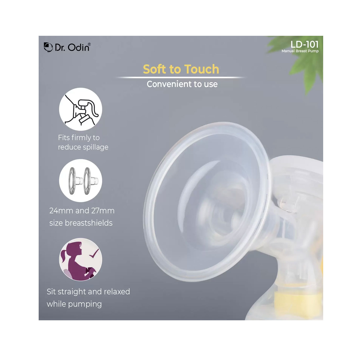 Dr.Odin Manual Breast Pump (LD-101) - Cureka