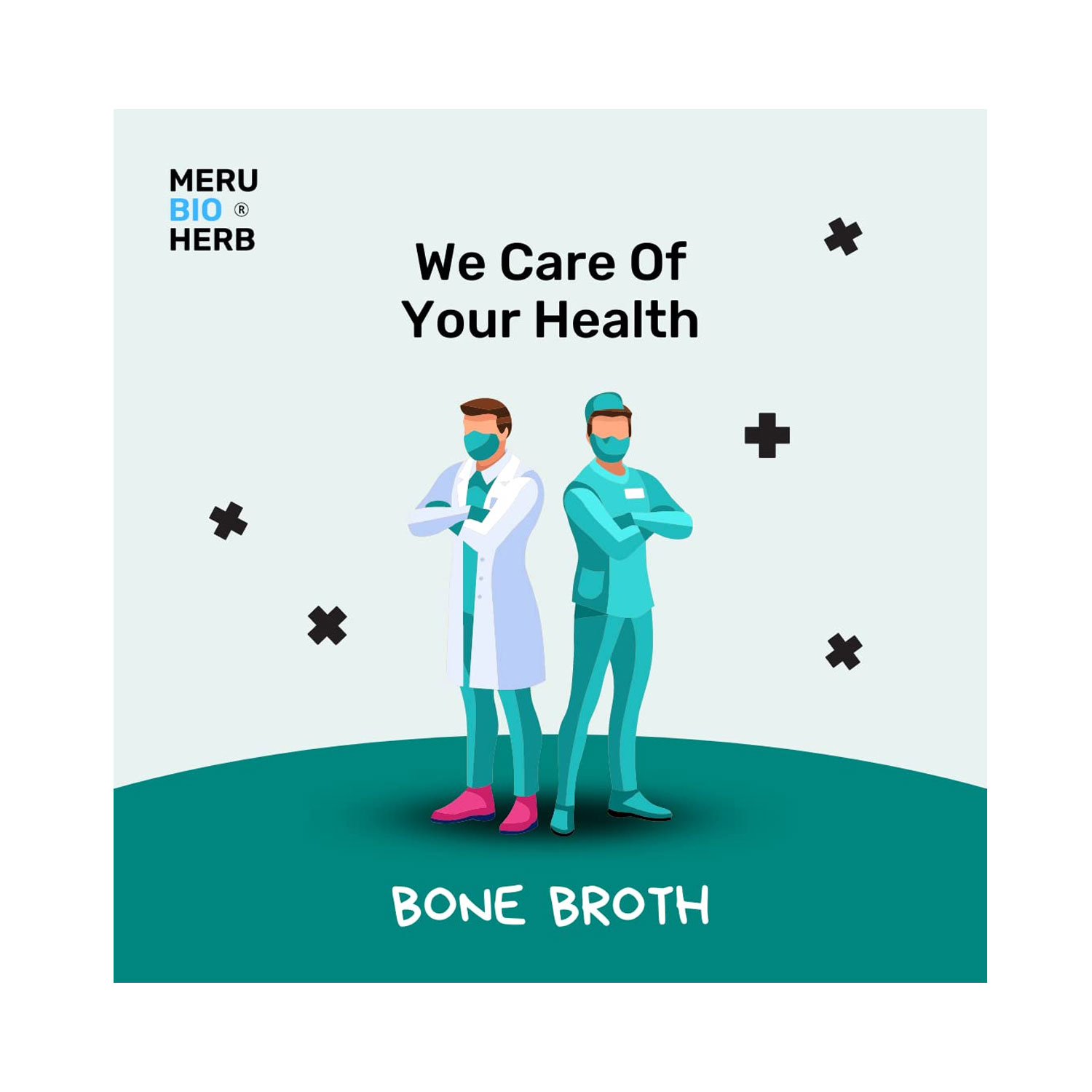 Meru Bio Herb Bone Broth Protein 300gm - Cureka