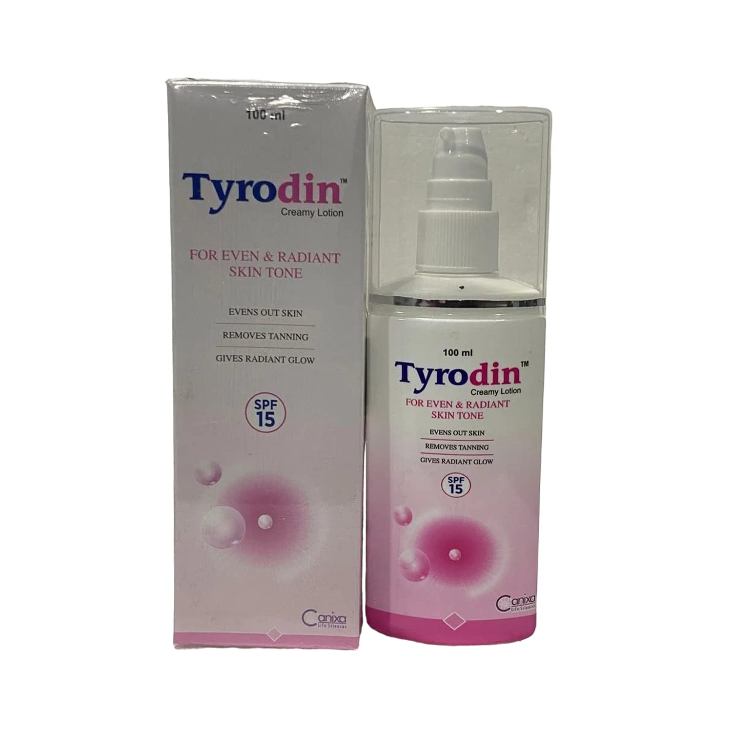 Tyrodin Creamy Lotion SPF15 100ml - Cureka