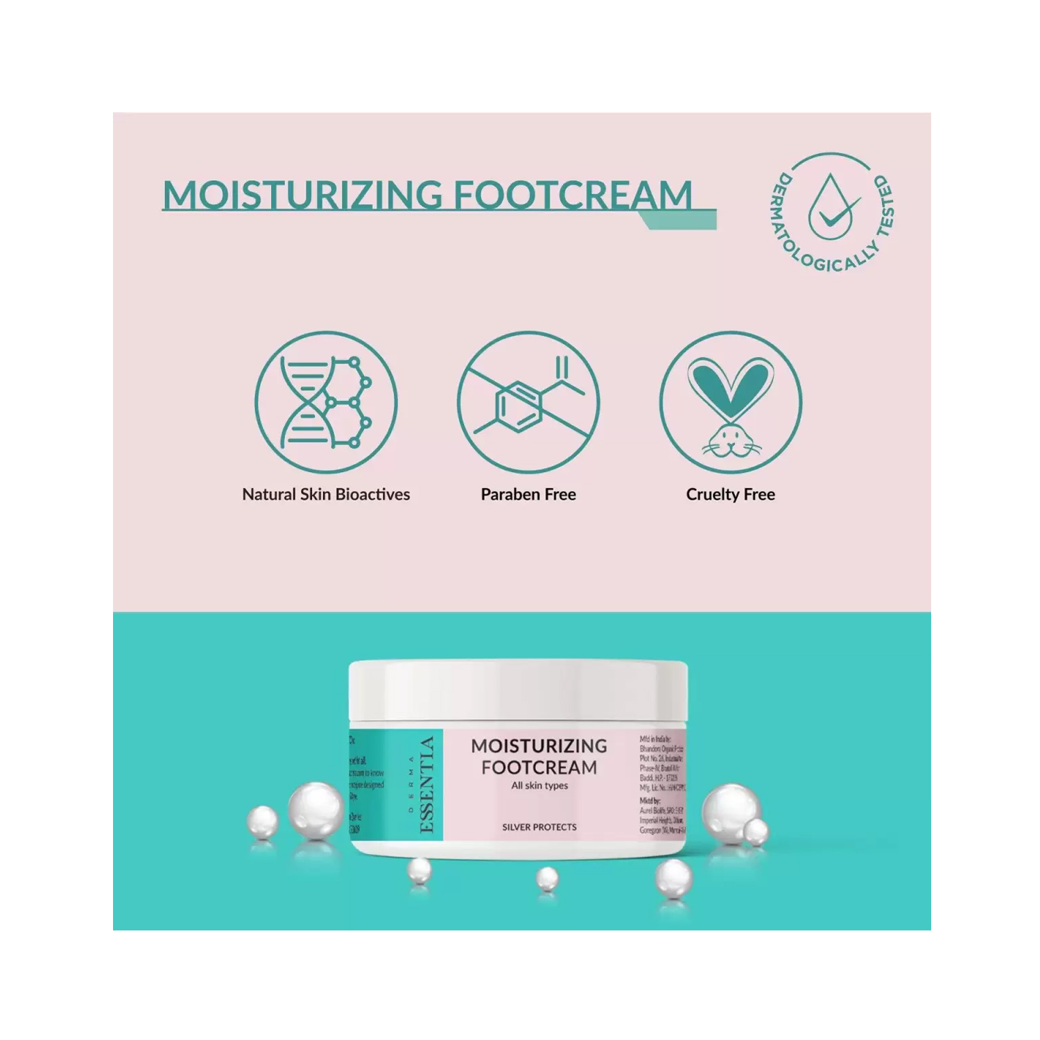 Derma Essentia Moisturizing Footcream For Dry Skin And Cracked Heels