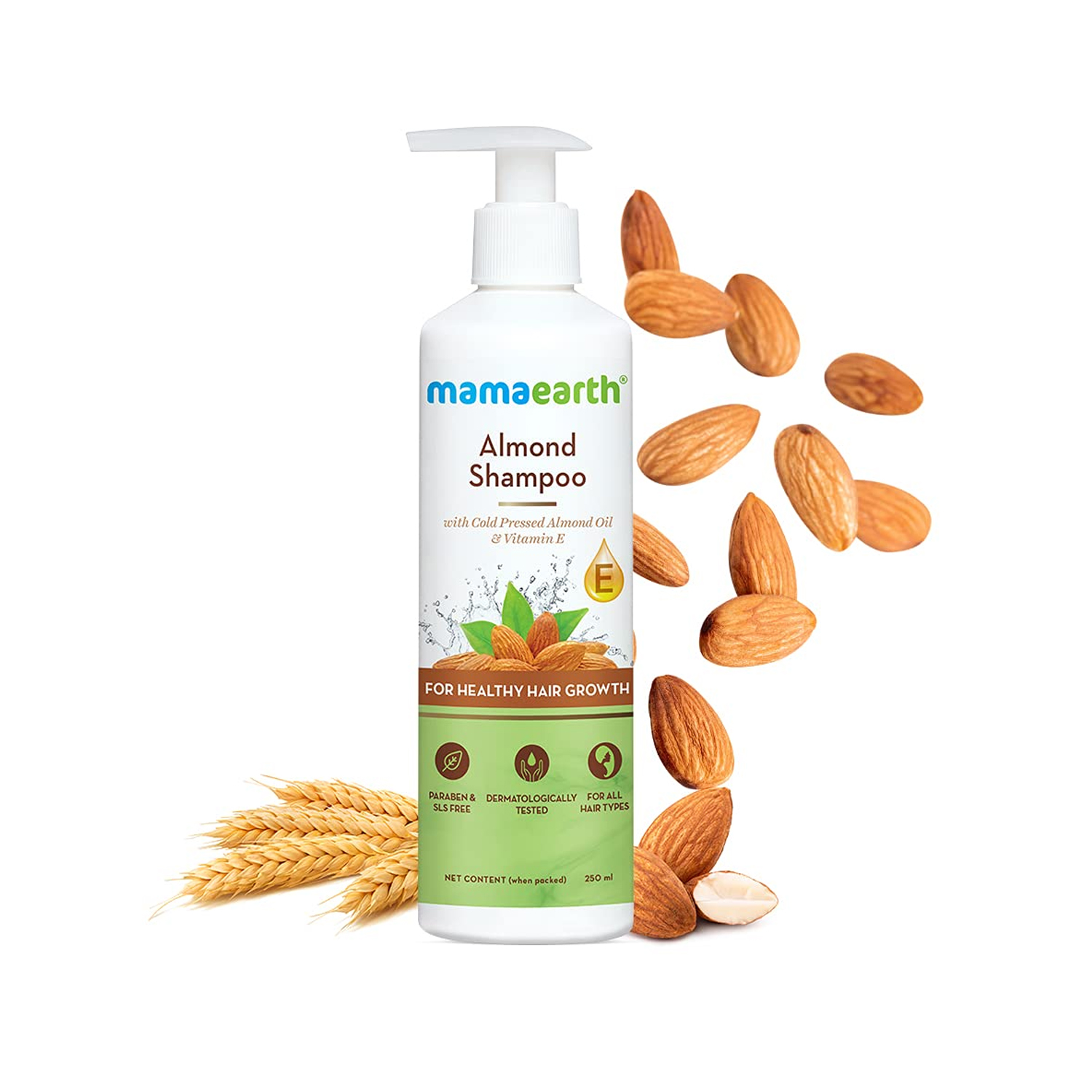 Mamaearth Almond Shampoo (250ml)
