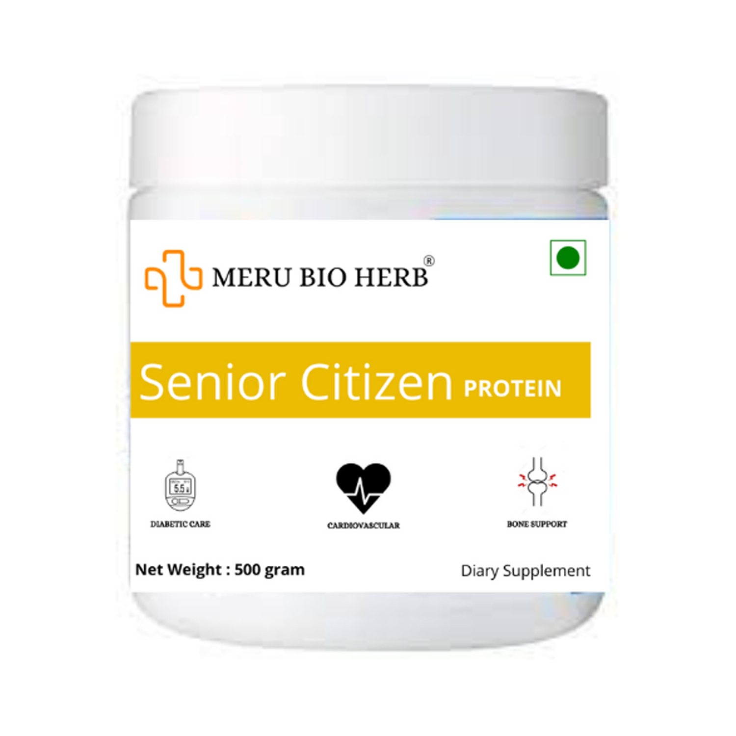 Meru Bio Herb Senior Citizen Protein 500gm - Cureka