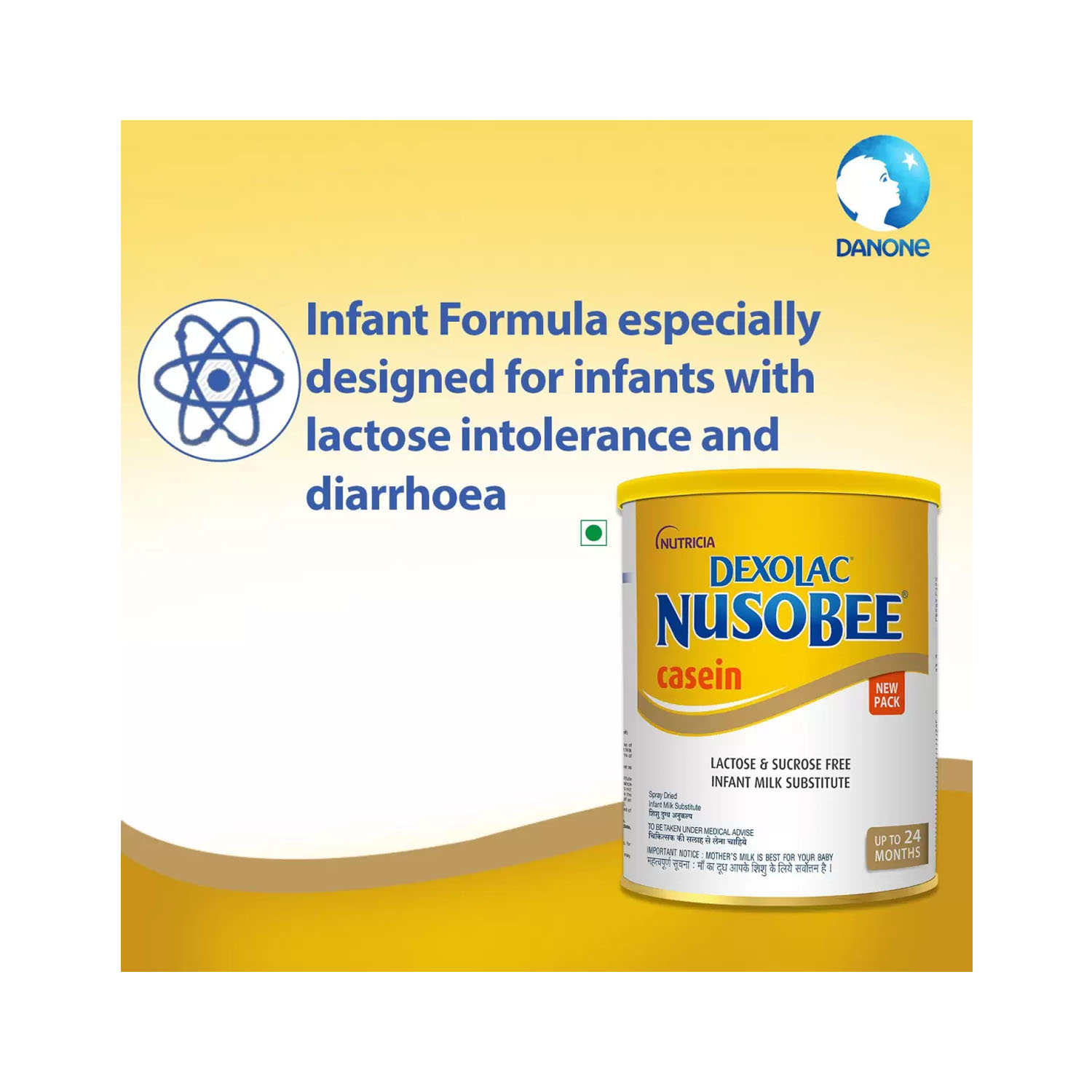 Dexolac Nusobee Casein powder 400g Tin | Upto 24 months