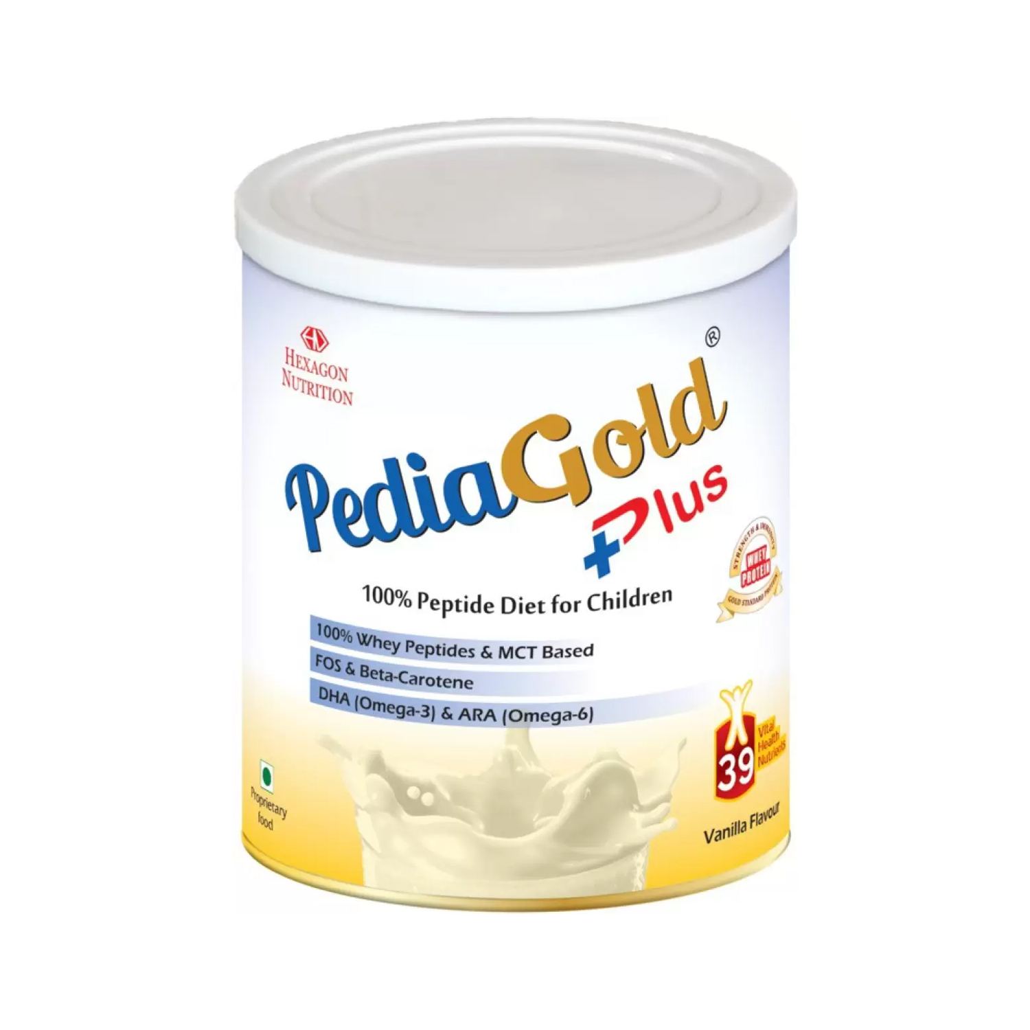 Pedia Gold Plus Vanilla Nutrition Drink Tin of 400g - Cureka