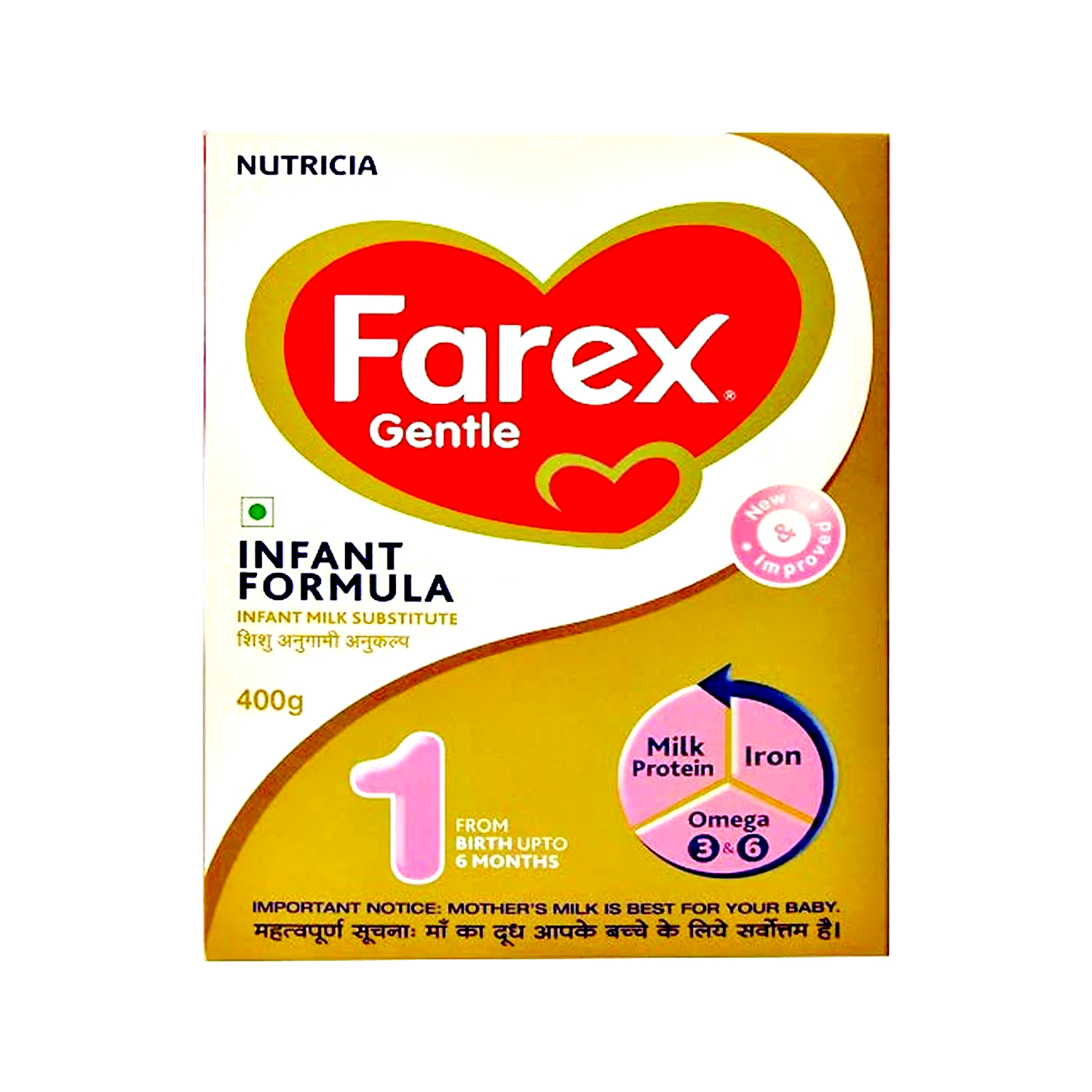 Farex Gentle Infant Formula Stage 1 400g