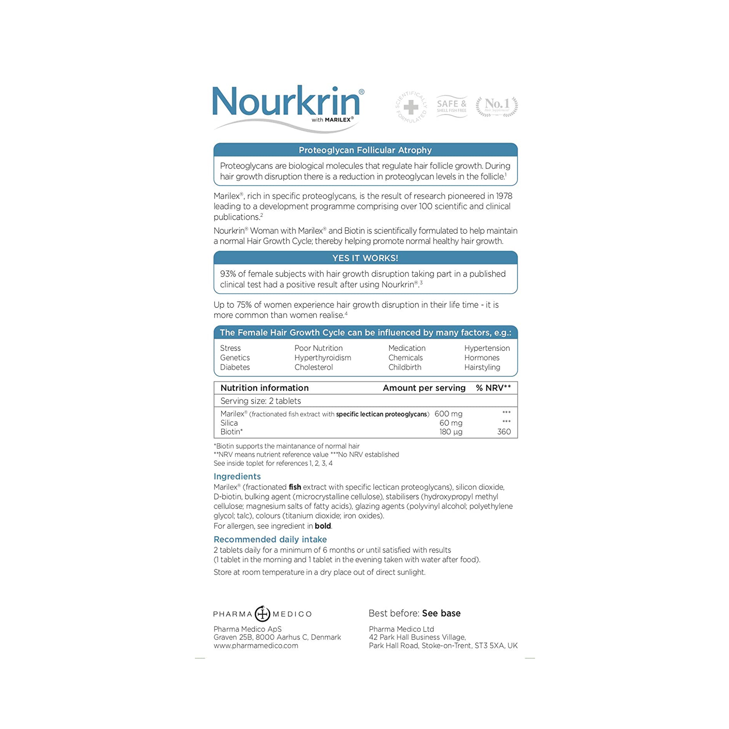 Nourkrin Woman Tablet (60 Tablets) - Cureka - Online Health Care ...
