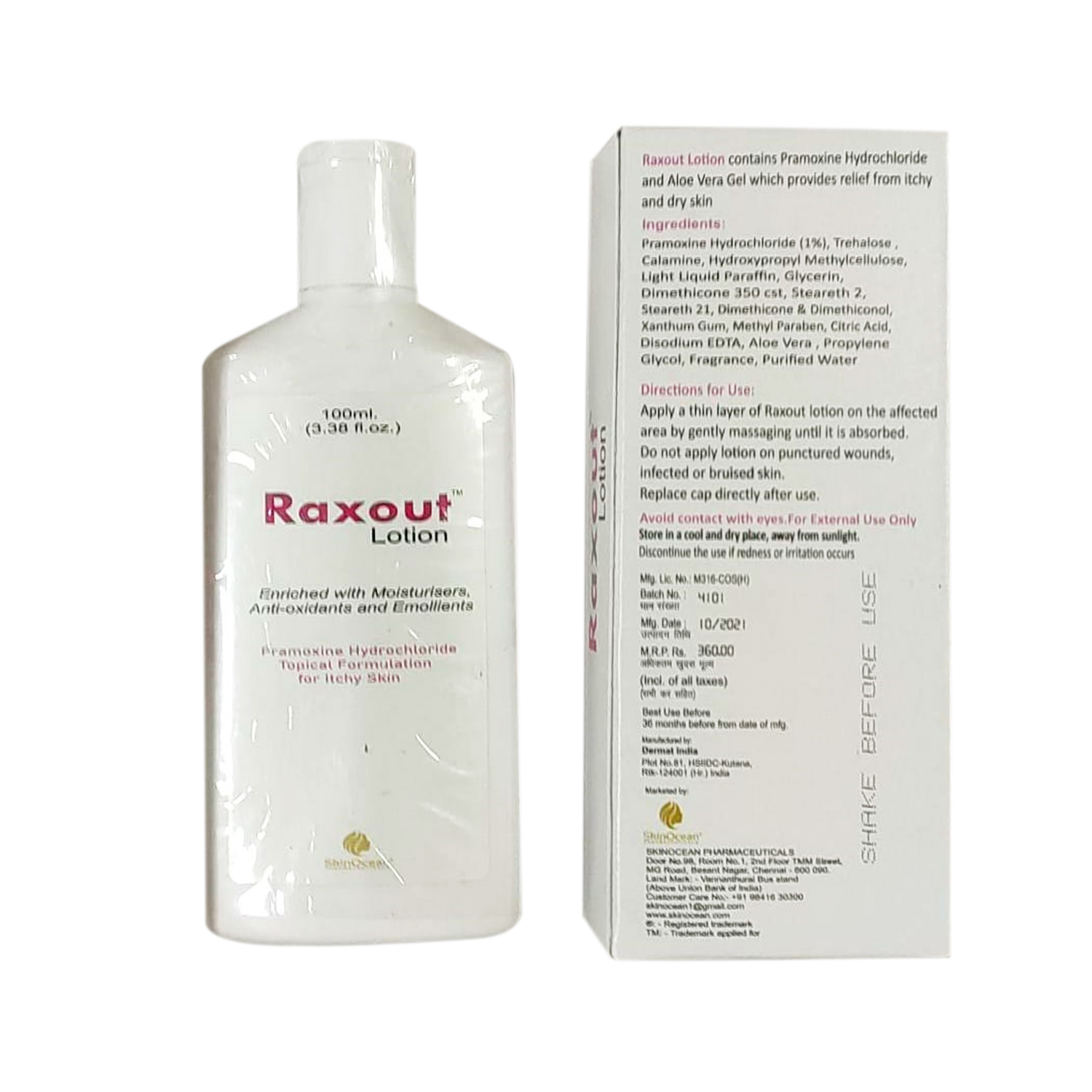 Skin Ocean Raxout Lotion 100ml – Cureka – Online Health Care Products Shop