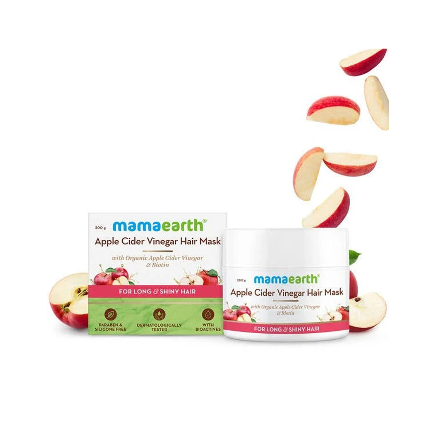 Mamaearth Apple Cider Vinegar Hair Mask with Organic Apple Cider ...