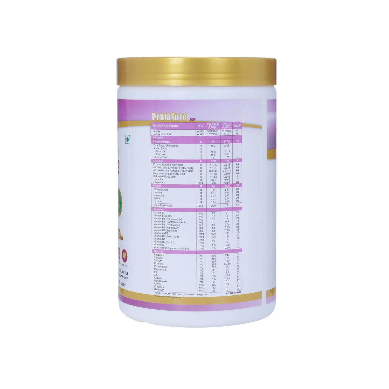 Pentasure HP Whey Protein Powder Banana and Vanilla Flavour 1 Kg