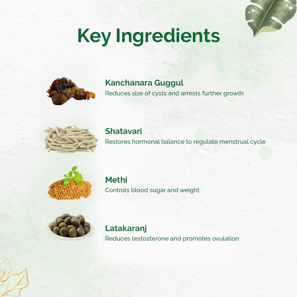 Dr Vaidyas pcos care tablets 30nos | PCOS balance capsules