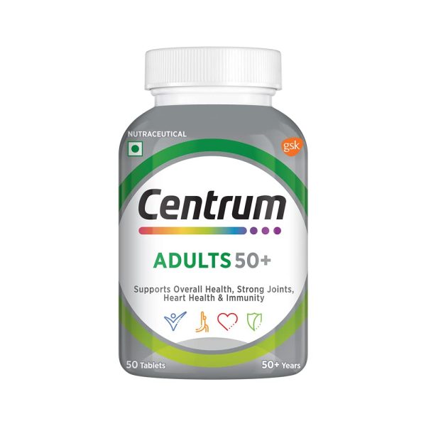 Centrum Adult 50+ Multi Vitamins Tablet 50's