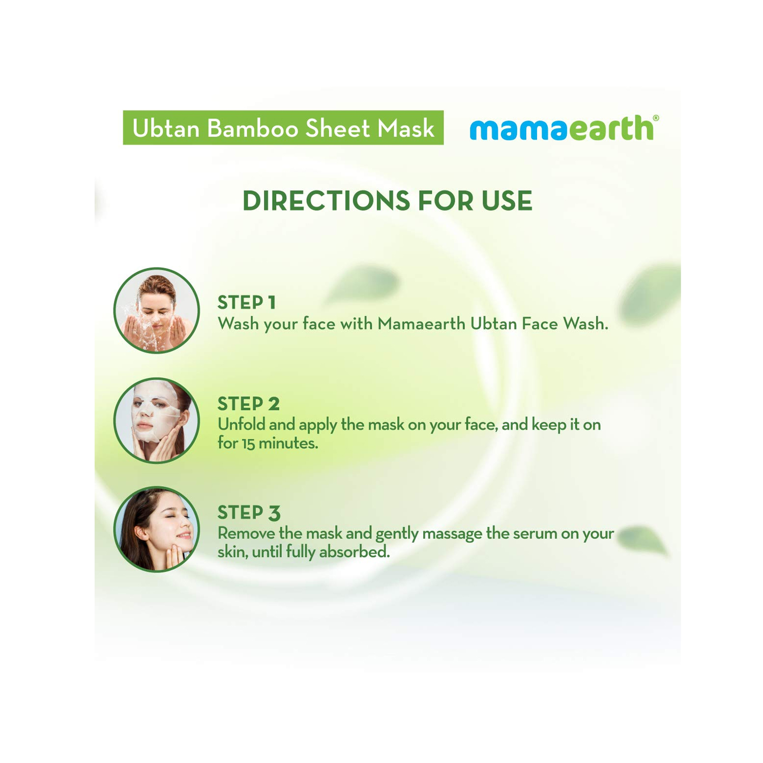 Mamaearth Ubtan Bamboo Sheet Mask (25gm) - Cureka - Online Health Care Products Shop