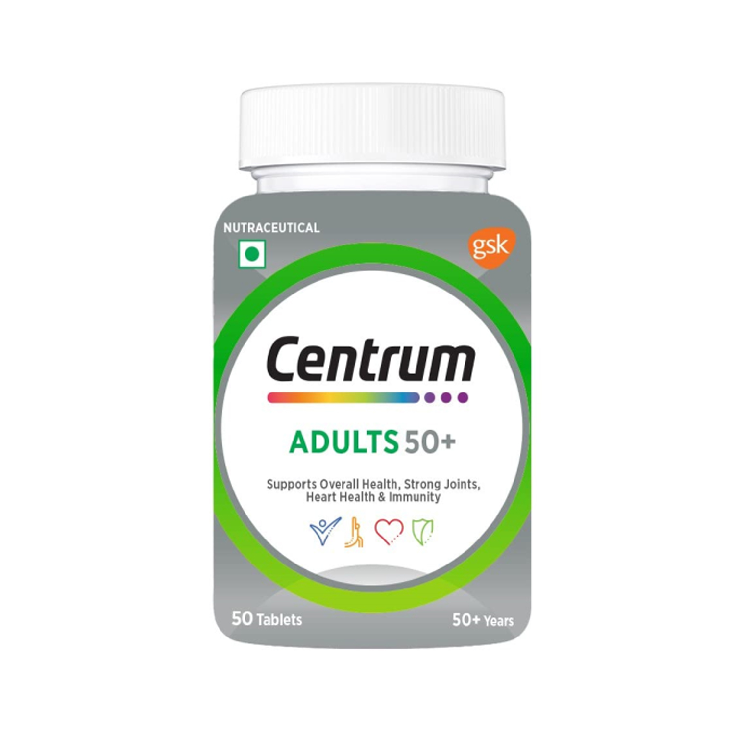 Centrum Adult 50+ Multi Vitamins Tablet 50's