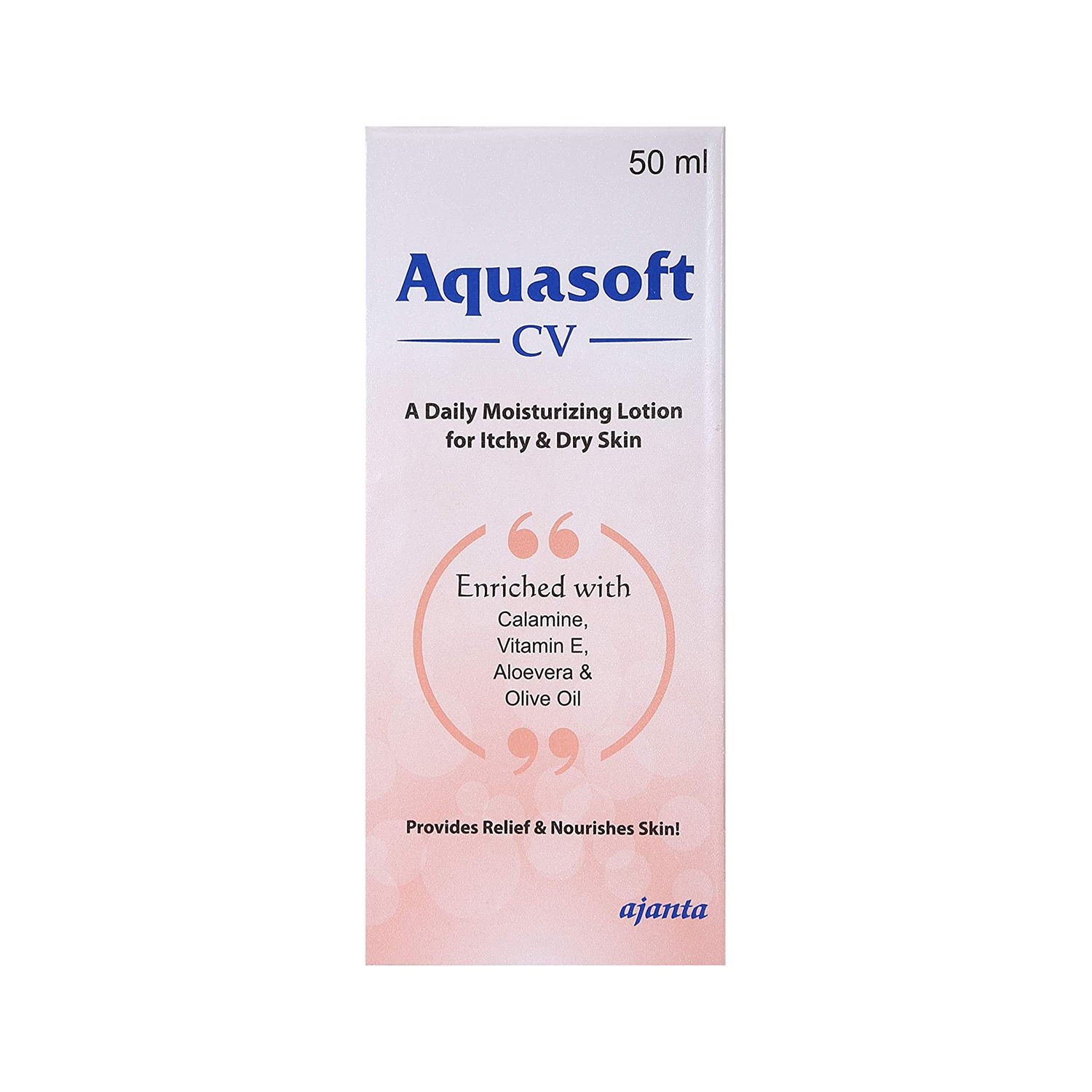 Aquasoft CV Daily Moisturising Lotion for Itchy & Dry Skin 50ml ...