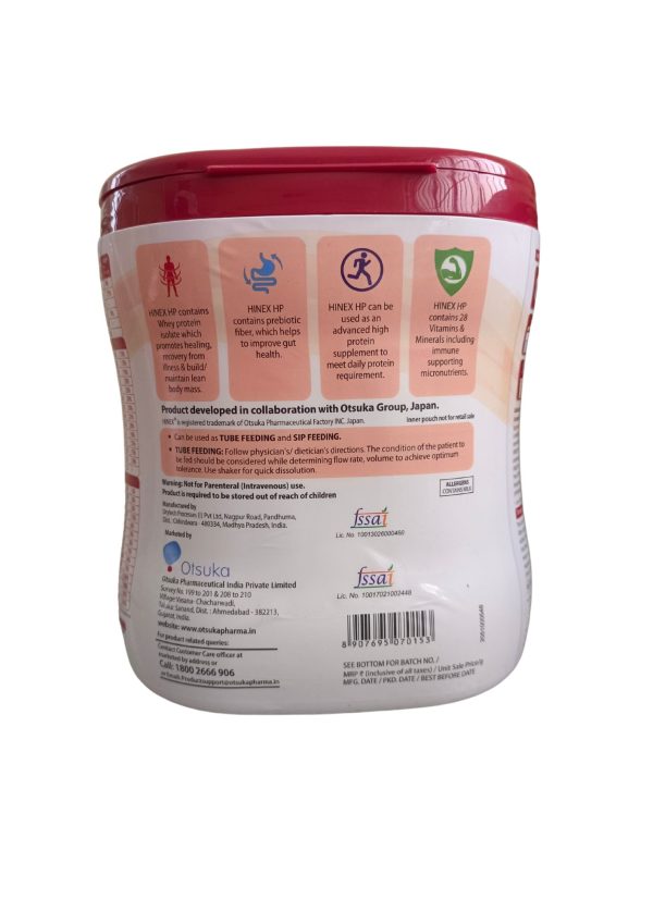 HINEX HP High Protein 400gm An Advanced Protein Supplement Whey Protein ...