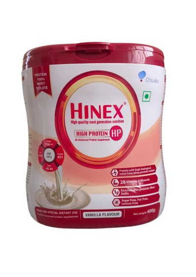 HINEX HP High Protein 400gm An Advanced Protein Supplement Whey Protein ...