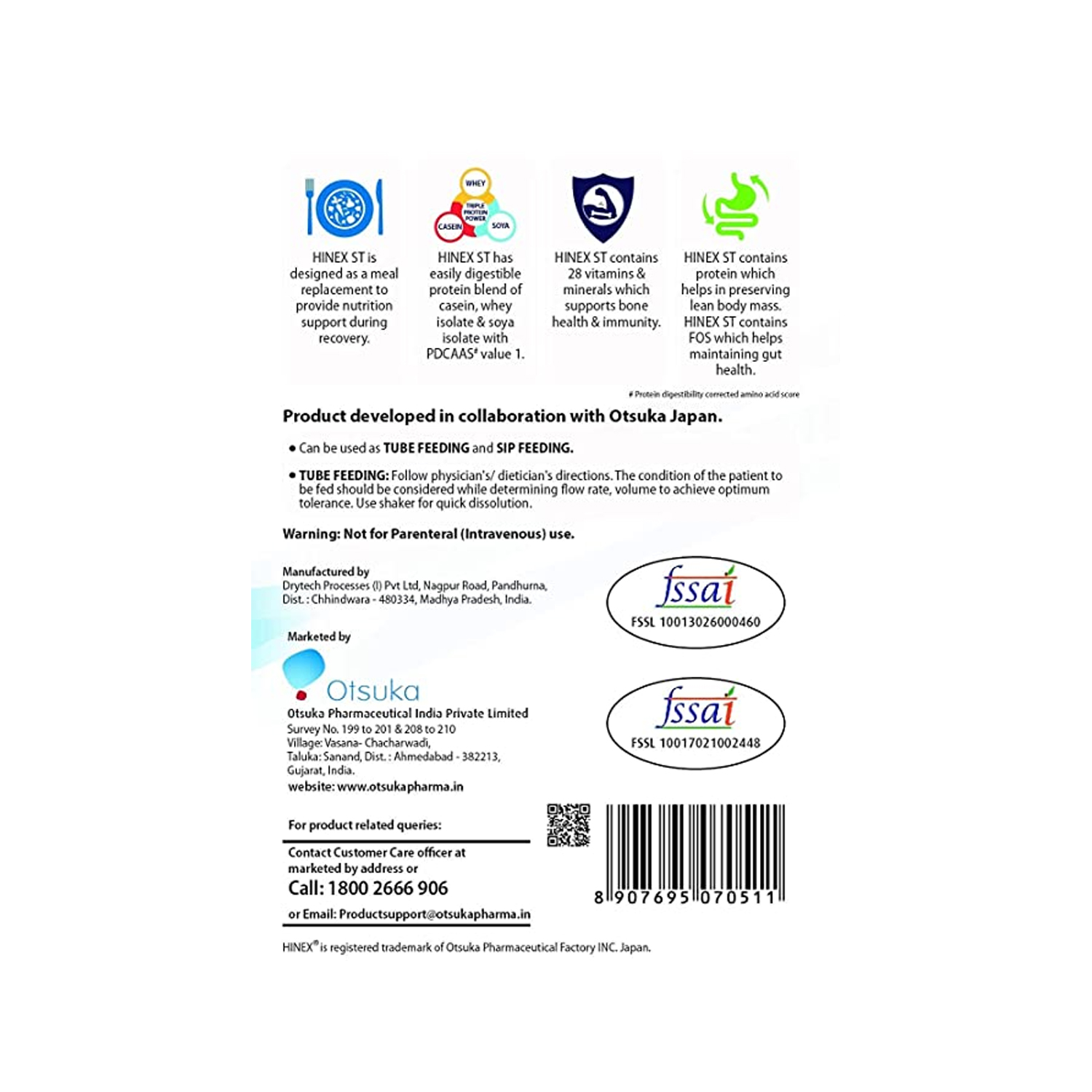 Hinex ST Complete Balanced Nutrition 400g - Cureka - Online Health Care ...