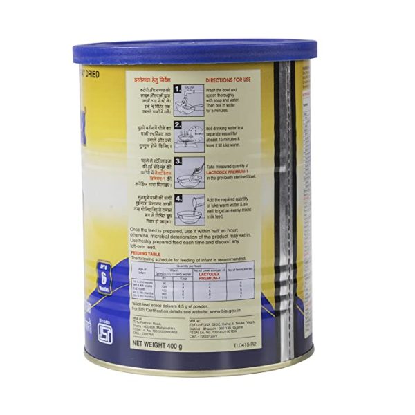 Lactodex Premium Formula Stage 1 Up to 6 Months 400g - Cureka - Online ...