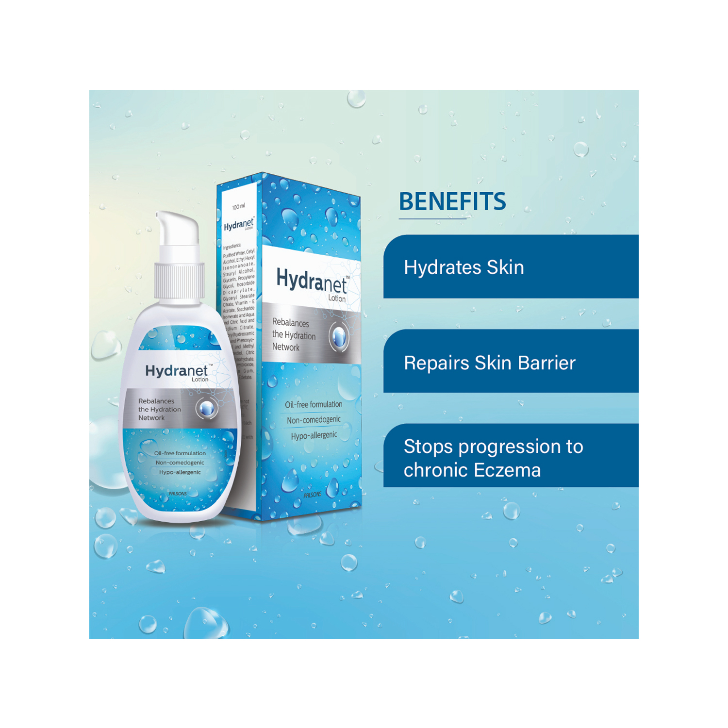 Hydranet Lotion 100ml - Cureka