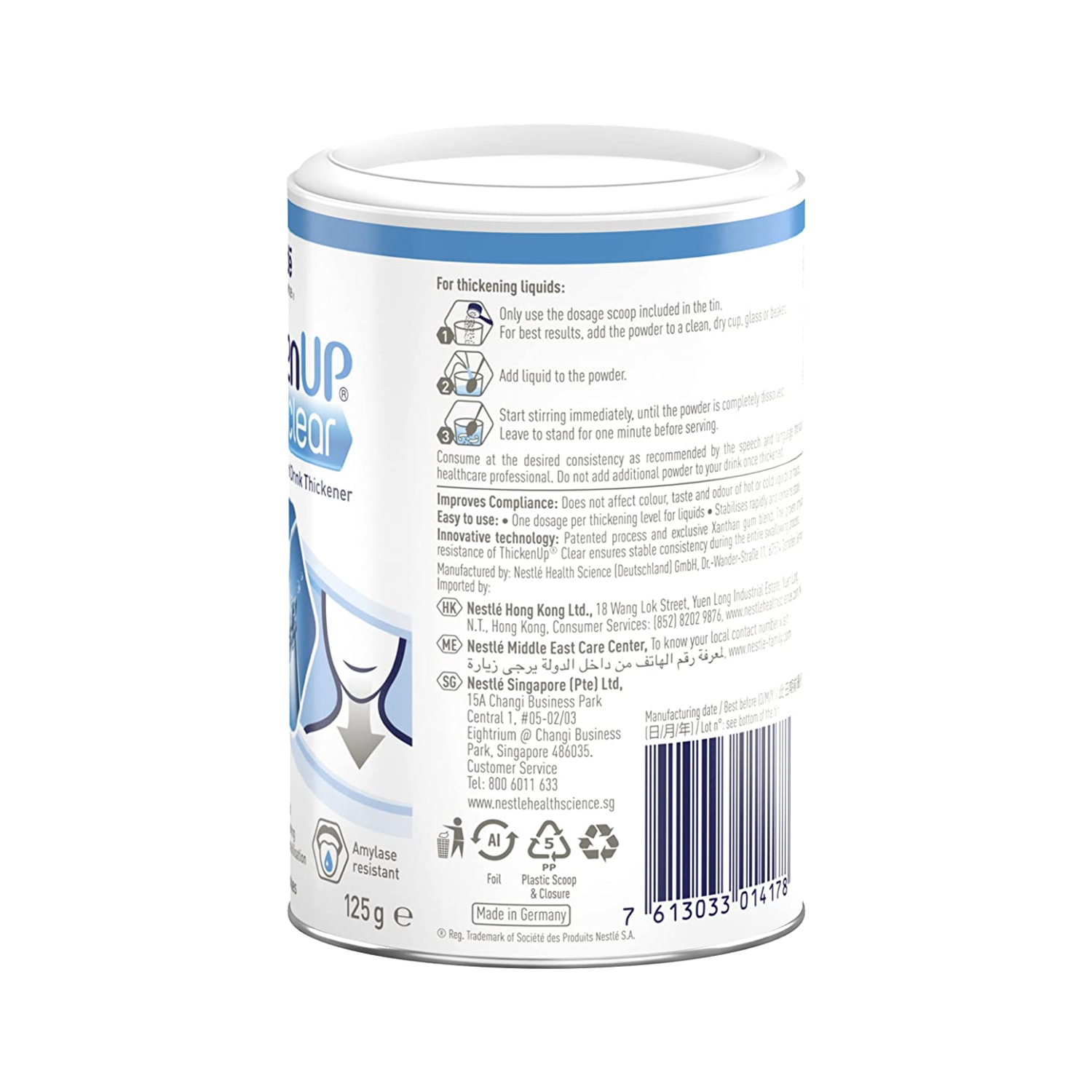 Nestle Resource ThickenUp Clear 125gm - Cureka - Online Health Care ...