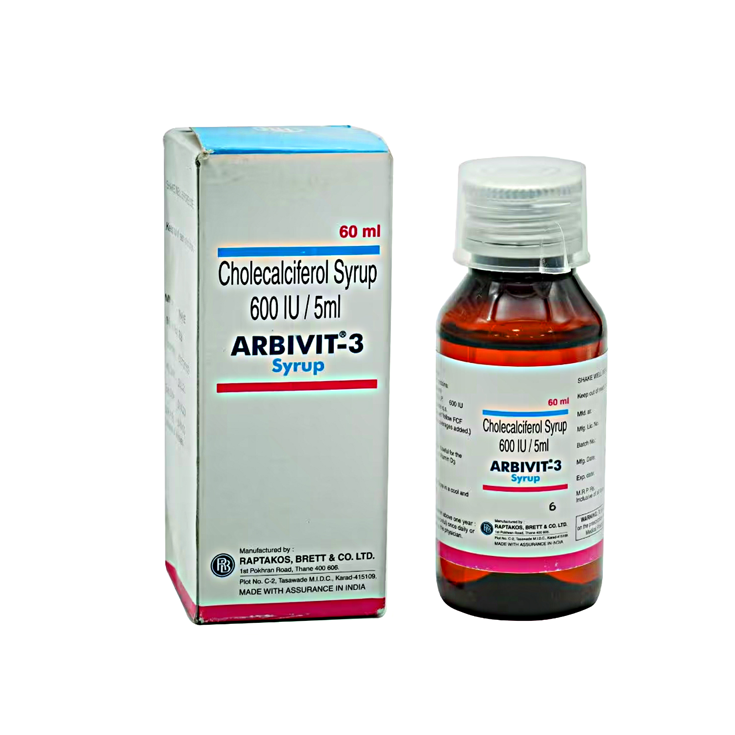 Arbivit-3 Syrup 60ml - Cureka - Online Health Care Products Shop