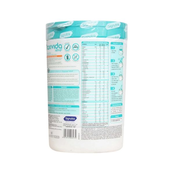 Maxvida High Protein High Fibre Orange Flavour 400gm - Cureka