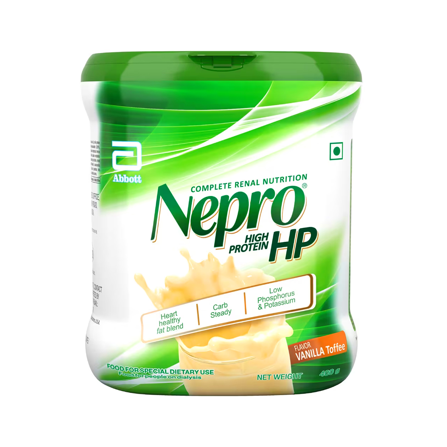 Nepro HP Powder Vanilla Toffee Flavour 400g Pet Jar - Cureka