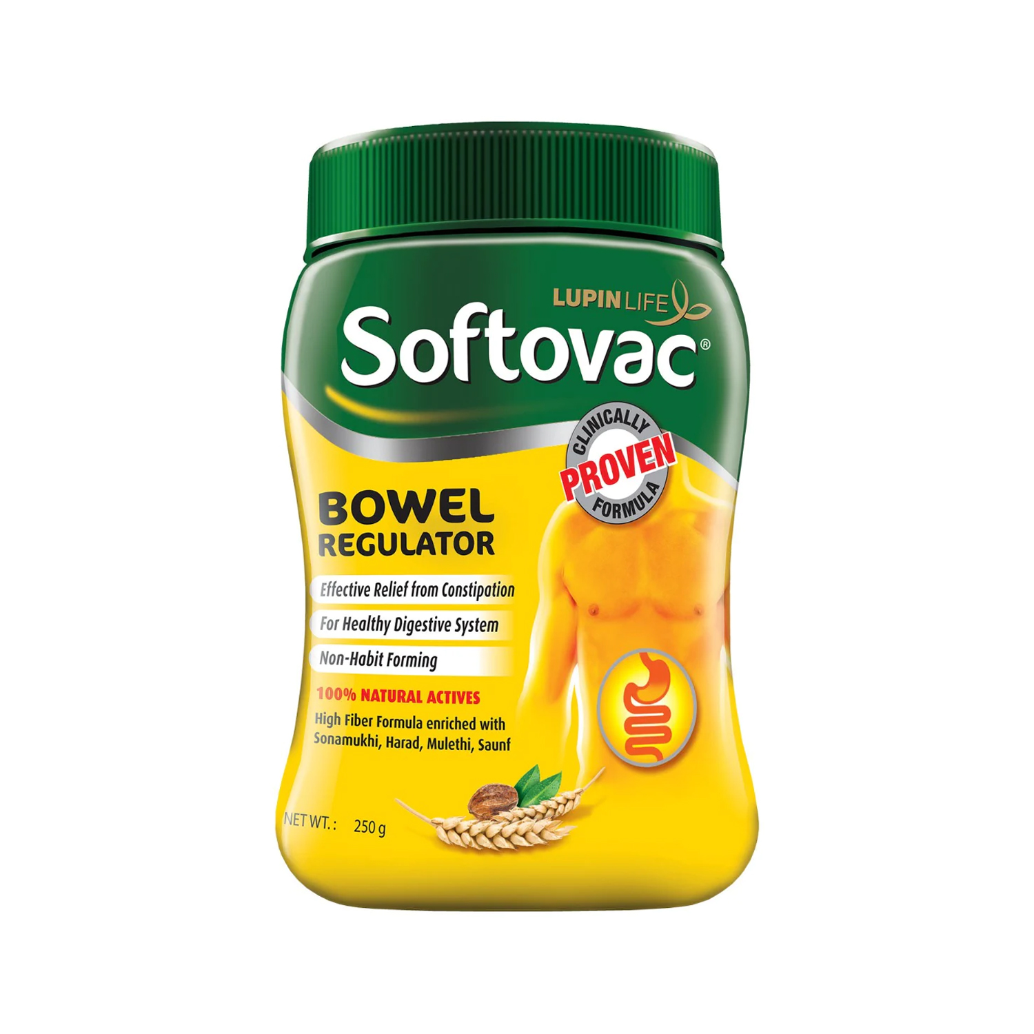 Softovac Bowel Regulator Powder 250g - Cureka