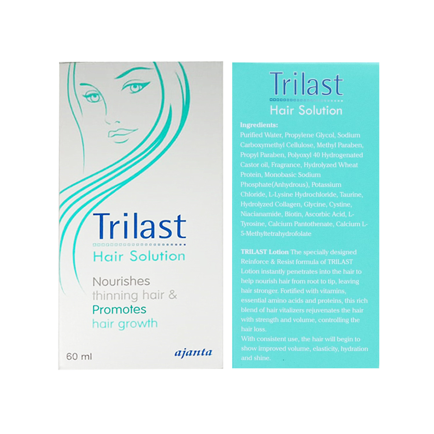 Trilast Hair Solution - 60ml - Cureka - Online Health Care Products Shop