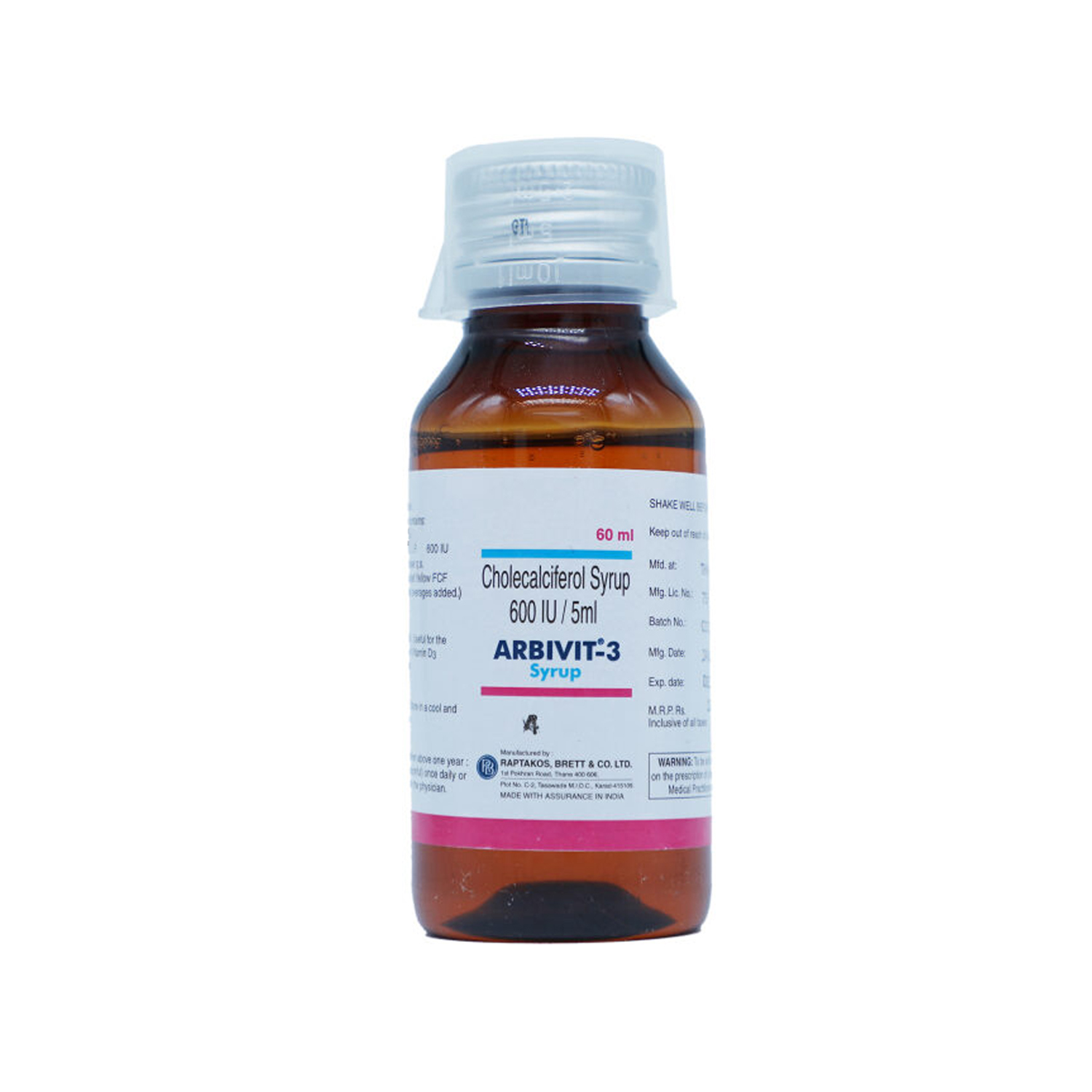 Arbivit-3 Syrup 60ml - Cureka - Online Health Care Products Shop
