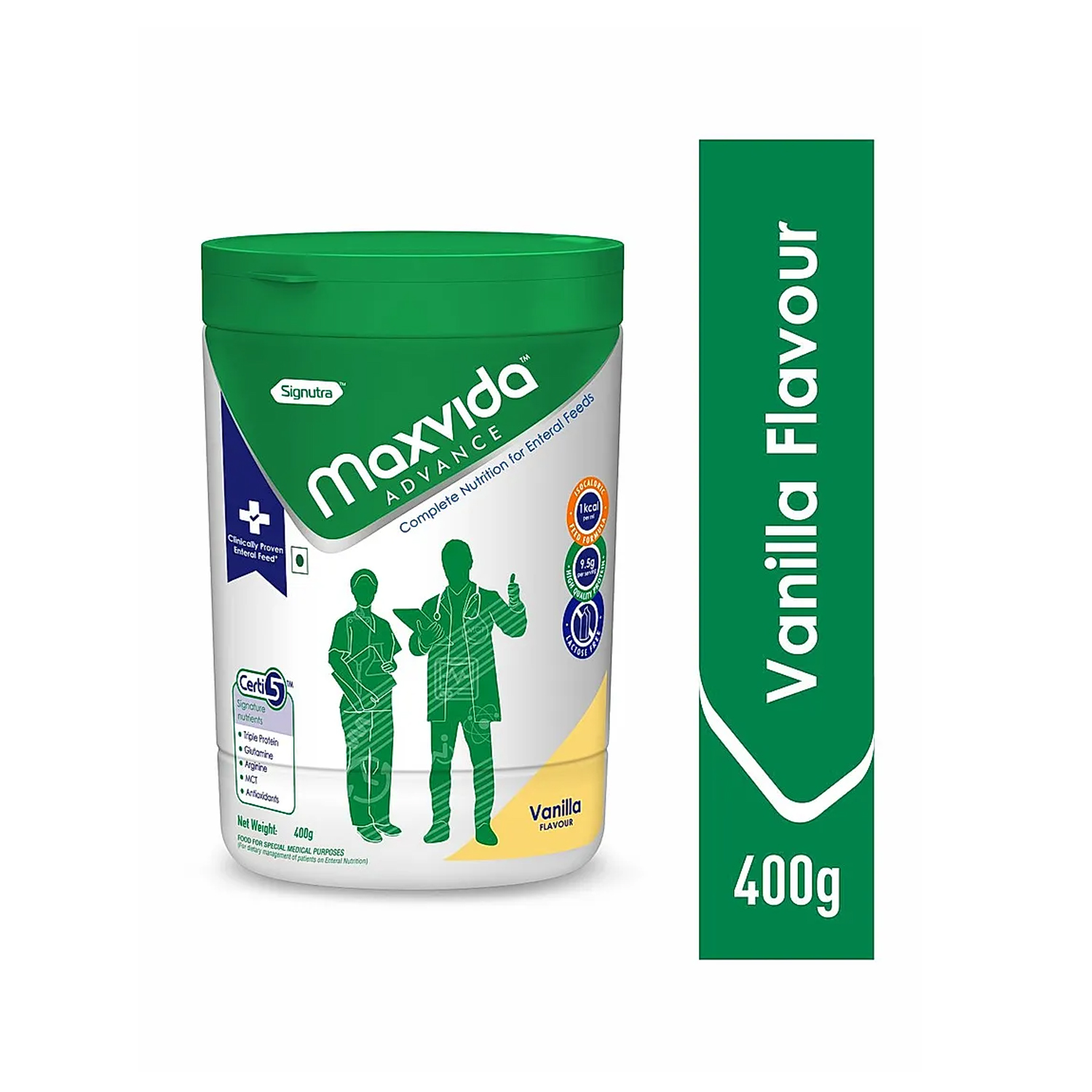 Buy Maxvida Advance Vanilla Flavour 400g - Cureka