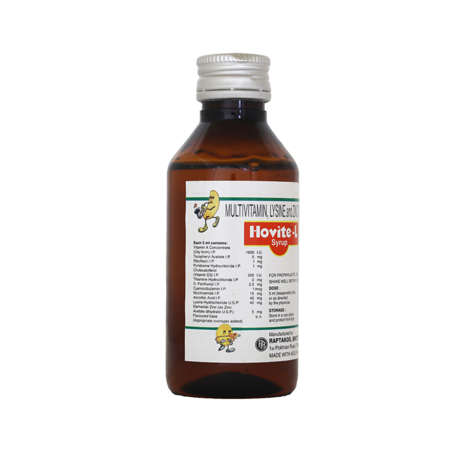 Hovite L Syrup 120ml - Cureka - Online Health Care Products Shop
