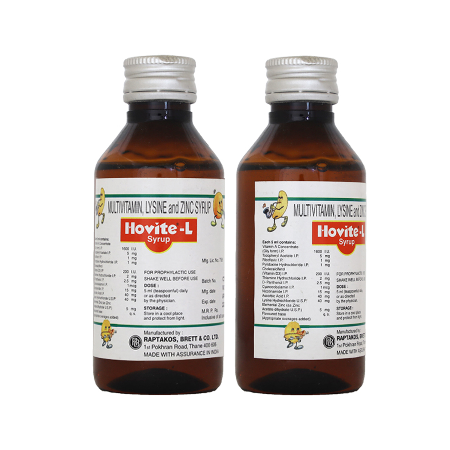 Hovite L Syrup 120ml - Cureka - Online Health Care Products Shop