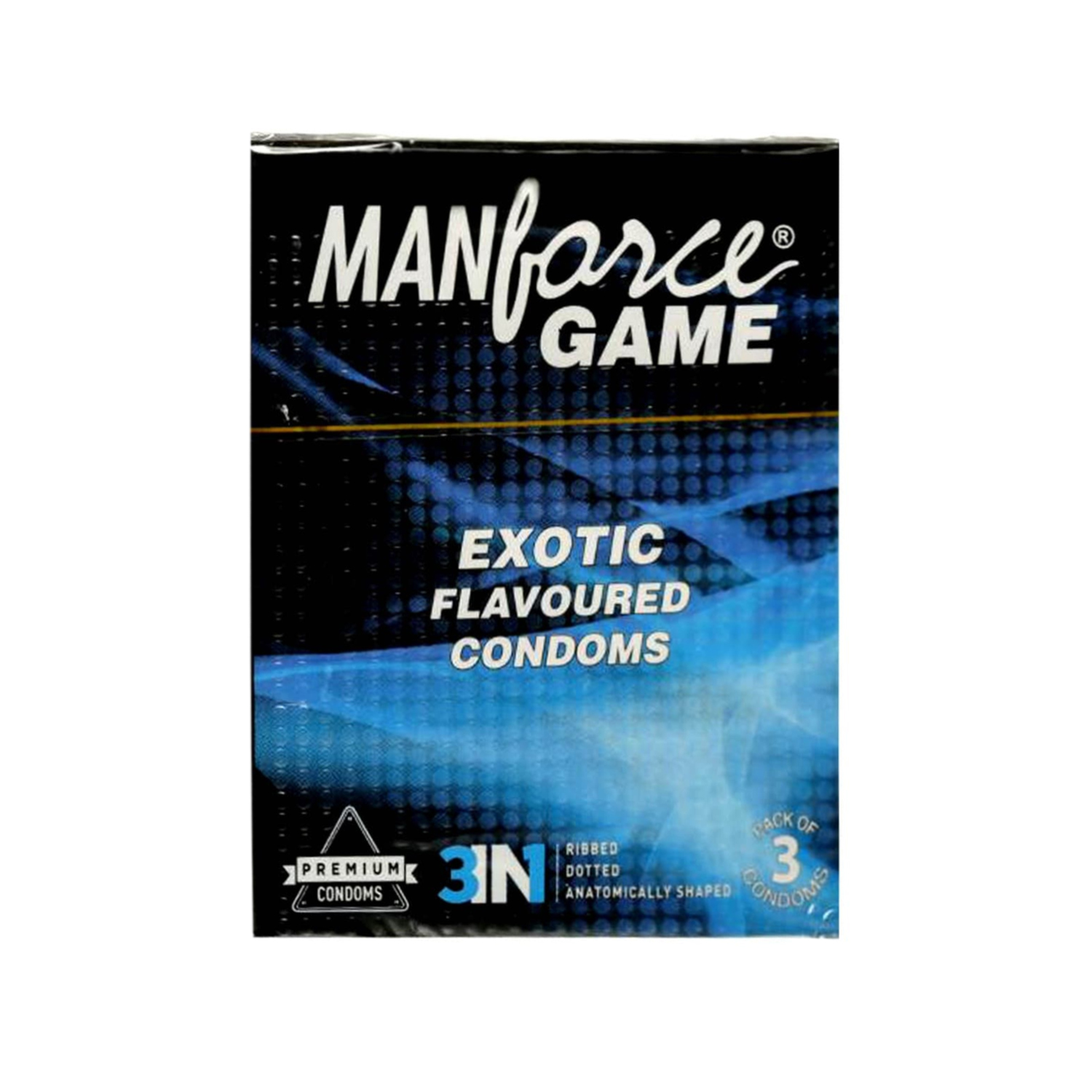 Manforce Game Premium Condoms Exotic Flavoured (3 Condoms in 1 Pack)
