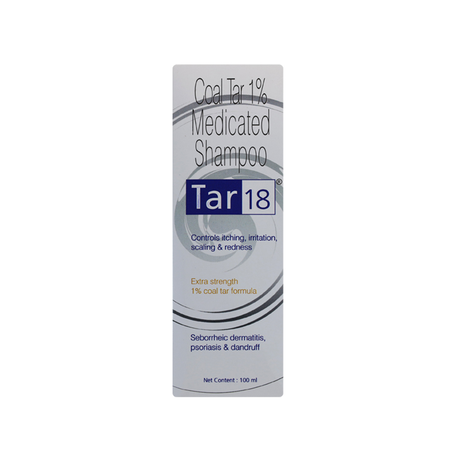Tar 18 Medicated Shampoo for Scalp Psoriasis 100ml - Cureka - Online ...