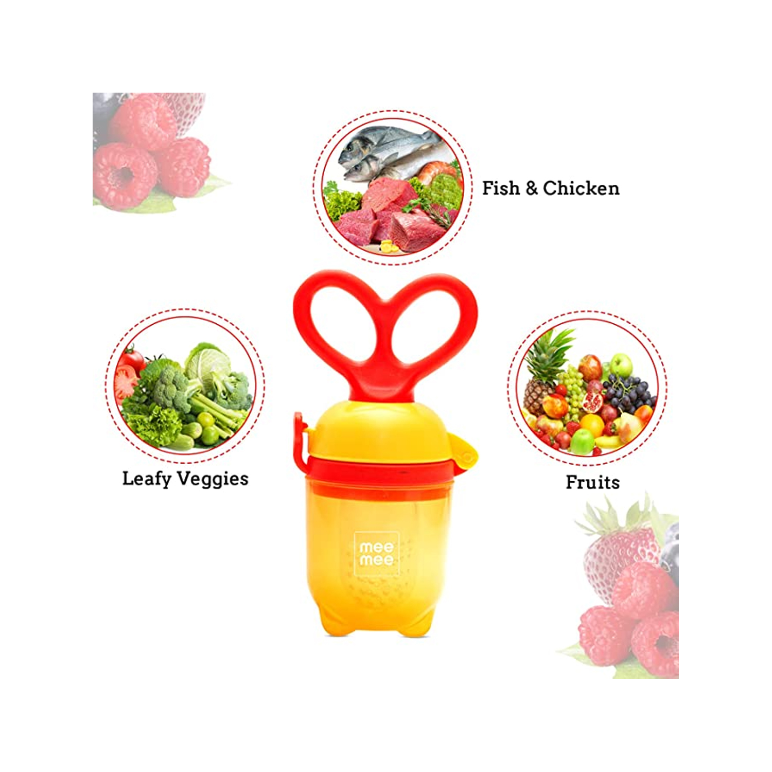 Mee Mee Advanced Fruit And Food Nutritional Feeder With Feed Pusher ...