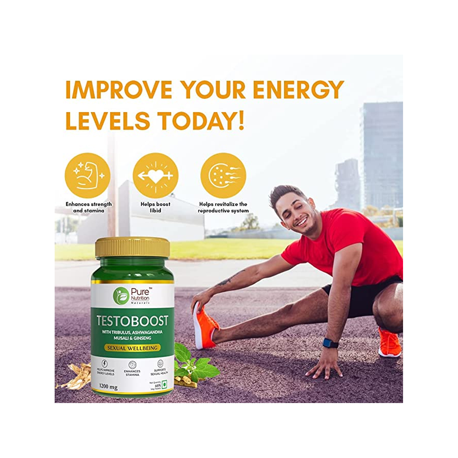 Pure Nutrition Testoboost (60 Veg Tablets) - Cureka - Online Health ...