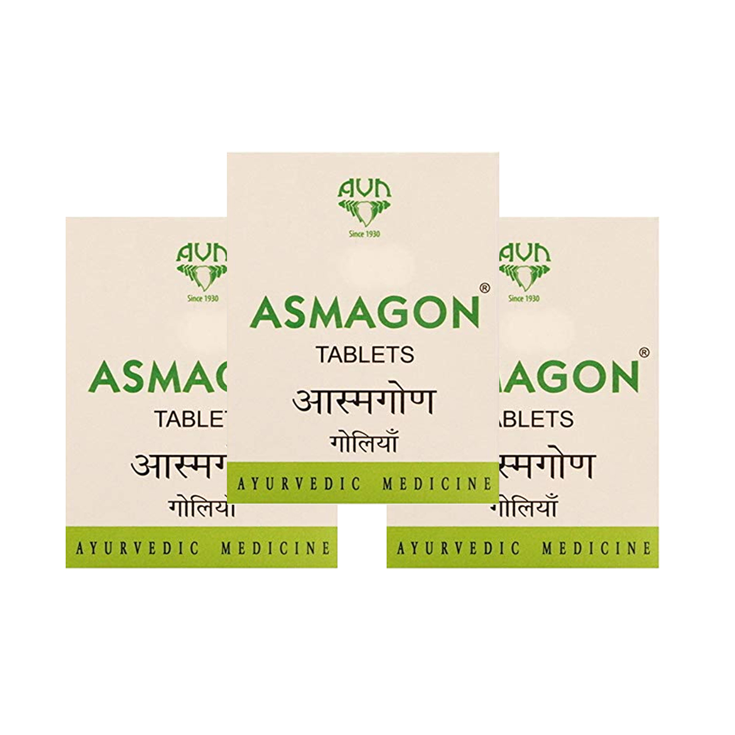 AVN Asmagon Tablets 1 Strip 10 Tablets Pack of 3 - Cureka
