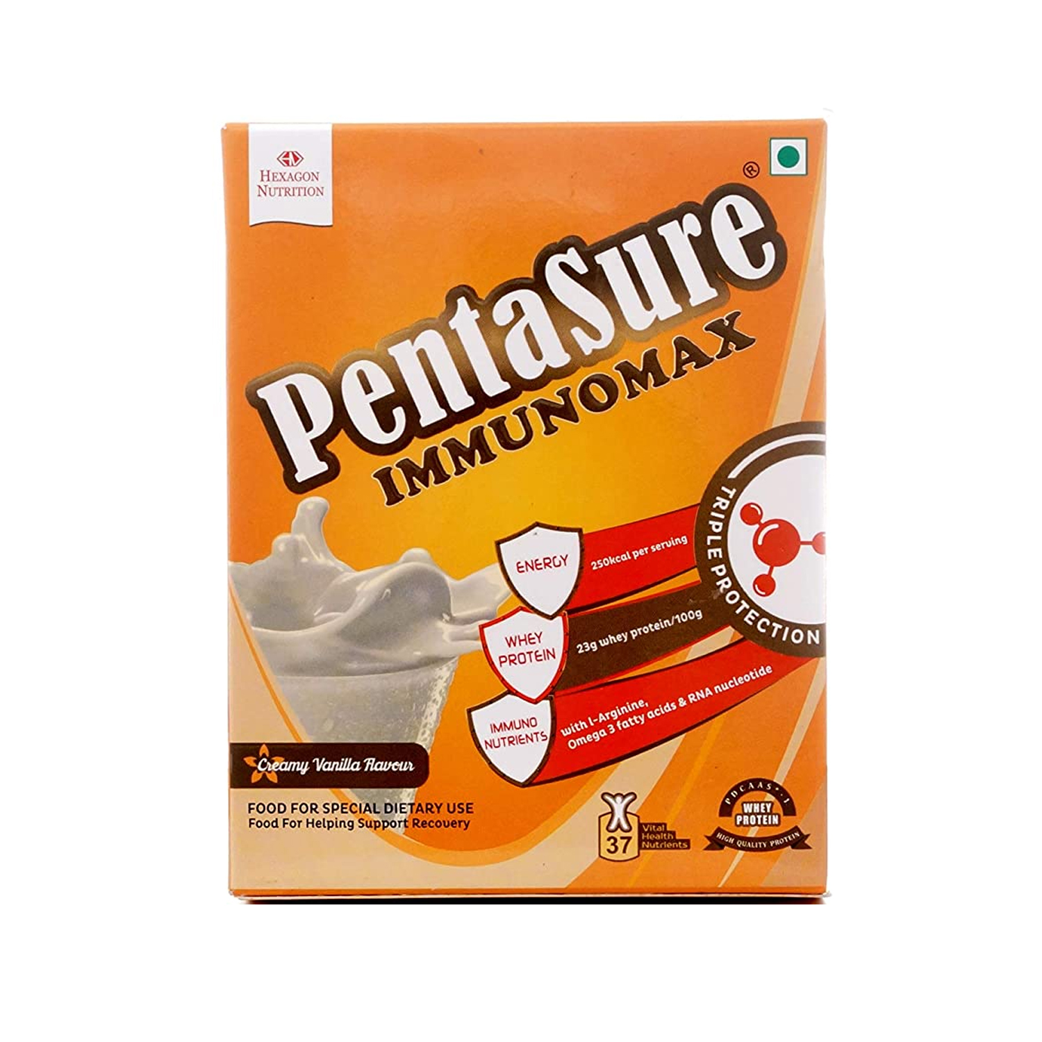 Pentasure Immunomax Immunity Booster Drink Creamy Vannila Flavour ...