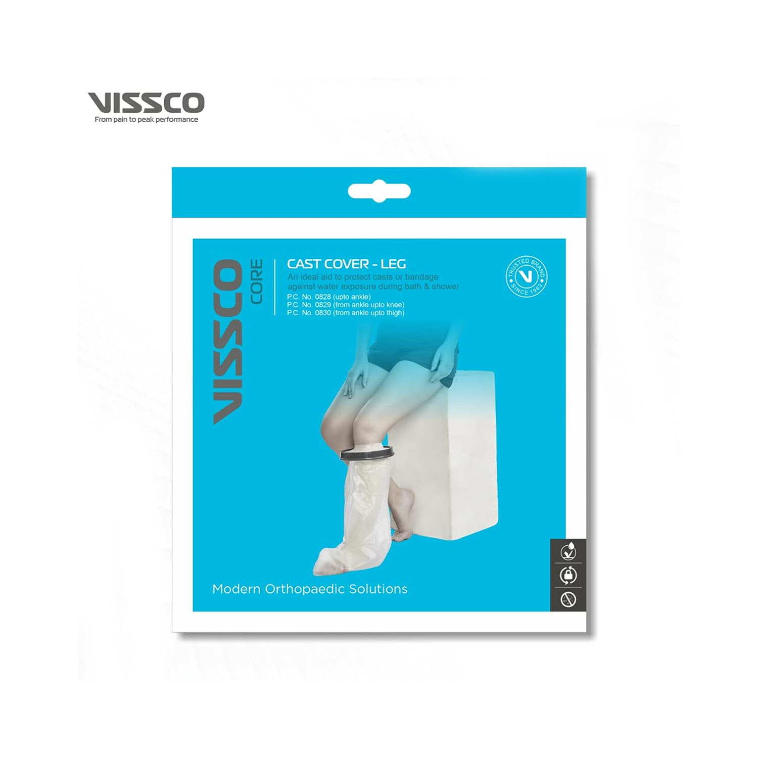 Vissco Cast Waterproof Leg Cover Upto Knee For Left & Right Leg