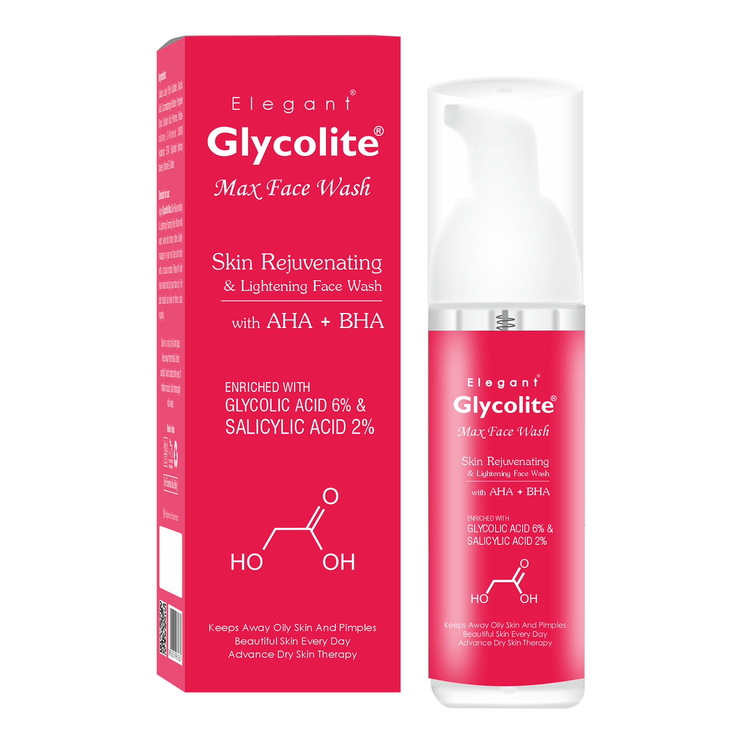 Elegant Glycolite Max Facewash - 60ml - Cureka - Online Health Care ...