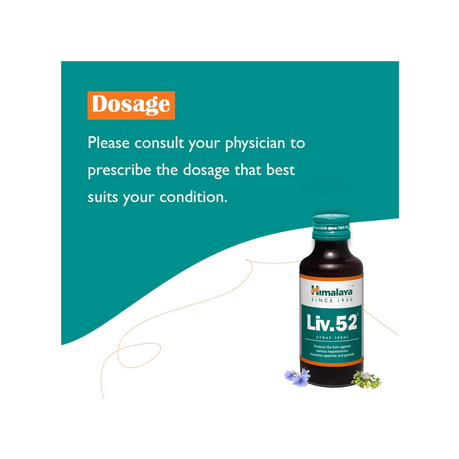 Himalaya Liv.52 Syrup 100ml - Cureka