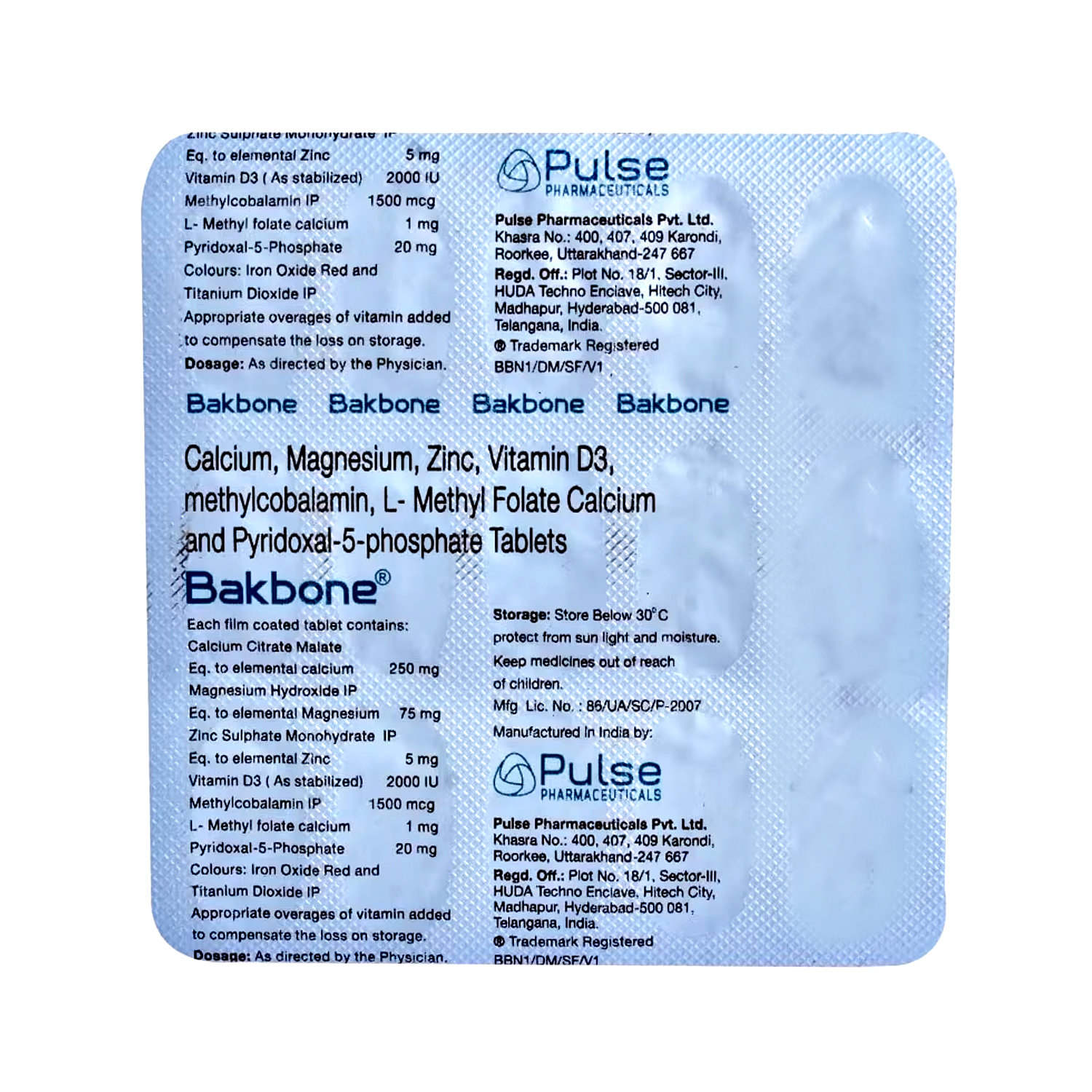 Bakbone Calcium Tablets for Bone Health - Cureka - Online Health Care ...